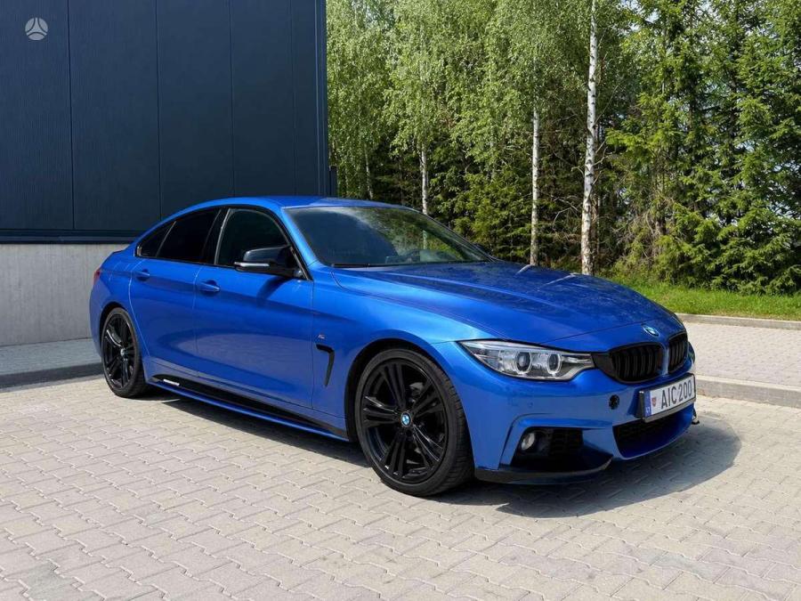 Синий БМВ 418 Gran Coupe 2016 в Вильнюс, объемом двигателя 2.00 л и пробегом 344 тыс. км за 11800 €, фото 6 на AUTOMOTO.COM.LV