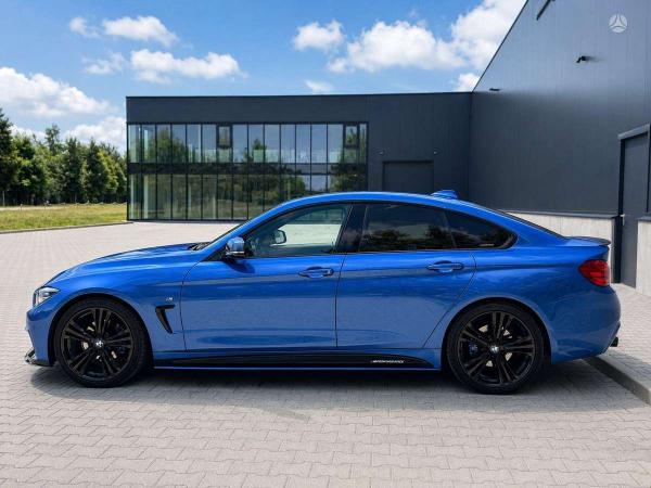 Blue BMW 418 Gran Coupe 2016 in Vilnius, with an engine capacity of 2.00 L and mileage of 344 thousand km for 11800 €, photo 6 on AUTOMOTO.COM.LV