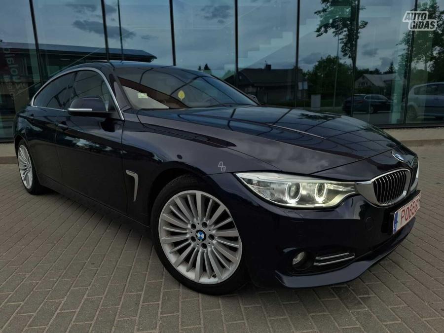 Zils BMW 418 Gran Coupe 2015 Utena, ar dzinēja tilpumu 2.00 L un nobraukumu 244 tūkst. km par 11150 €, foto 1 vietnē AUTOMOTO.COM.LV