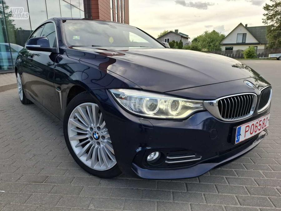 Zils BMW 418 Gran Coupe 2015 Utena, ar dzinēja tilpumu 2.00 L un nobraukumu 244 tūkst. km par 11150 €, foto 4 vietnē AUTOMOTO.COM.LV