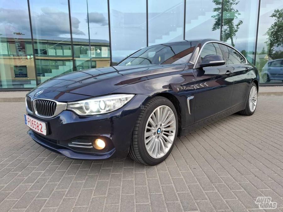 Zils BMW 418 Gran Coupe 2015 Utena, ar dzinēja tilpumu 2.00 L un nobraukumu 244 tūkst. km par 11150 €, foto 8 vietnē AUTOMOTO.COM.LV