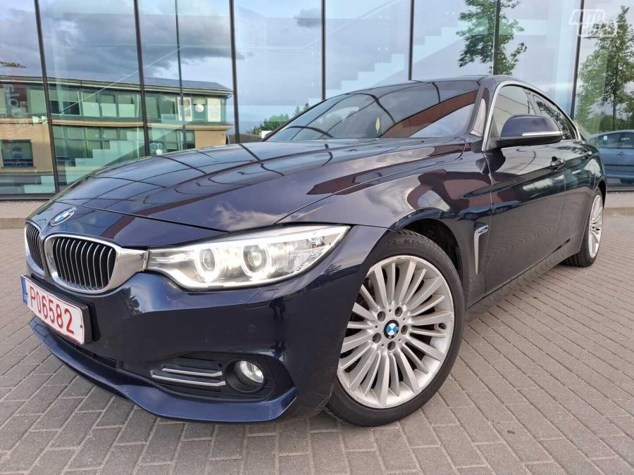 Zils BMW 418 Gran Coupe 2015 Utena, ar dzinēja tilpumu 2.00 L un nobraukumu 244 tūkst. km par 11150 €, foto 5 vietnē AUTOMOTO.COM.LV