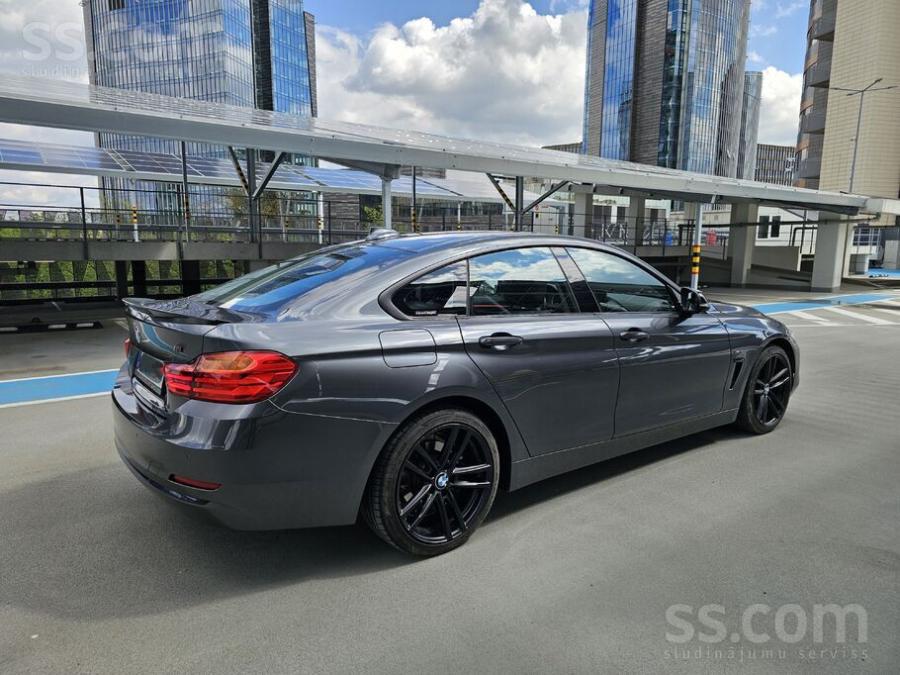 Grey BMW 418 2015 in Vilnius, with an engine capacity of 2.00 L and mileage of 326 thousand km for 11400 €, photo 6 on AUTOMOTO.COM.LV