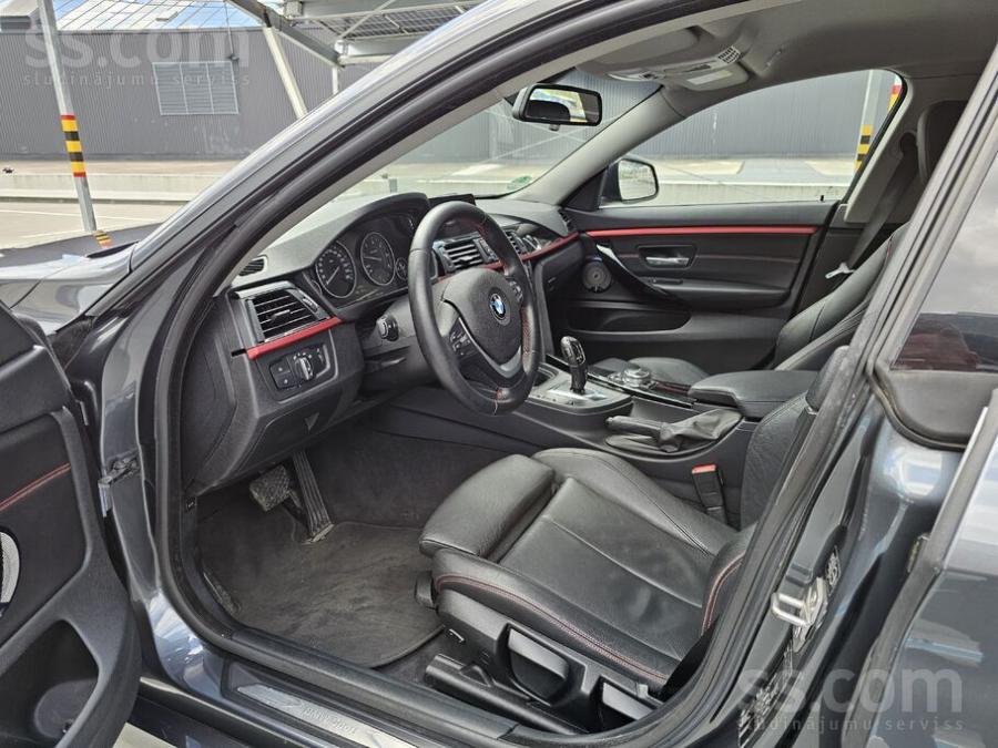 Grey BMW 418 2015 in Vilnius, with an engine capacity of 2.00 L and mileage of 326 thousand km for 11400 €, photo 13 on AUTOMOTO.COM.LV