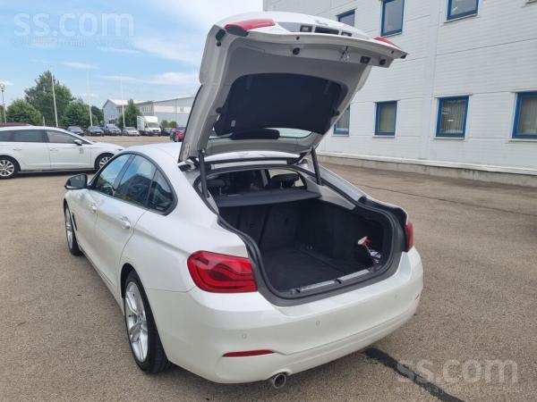 White BMW 418 2017 in Riga, with an engine capacity of 2.00 L and mileage of 250 thousand km for 13800 €, photo 7 on AUTOMOTO.COM.LV