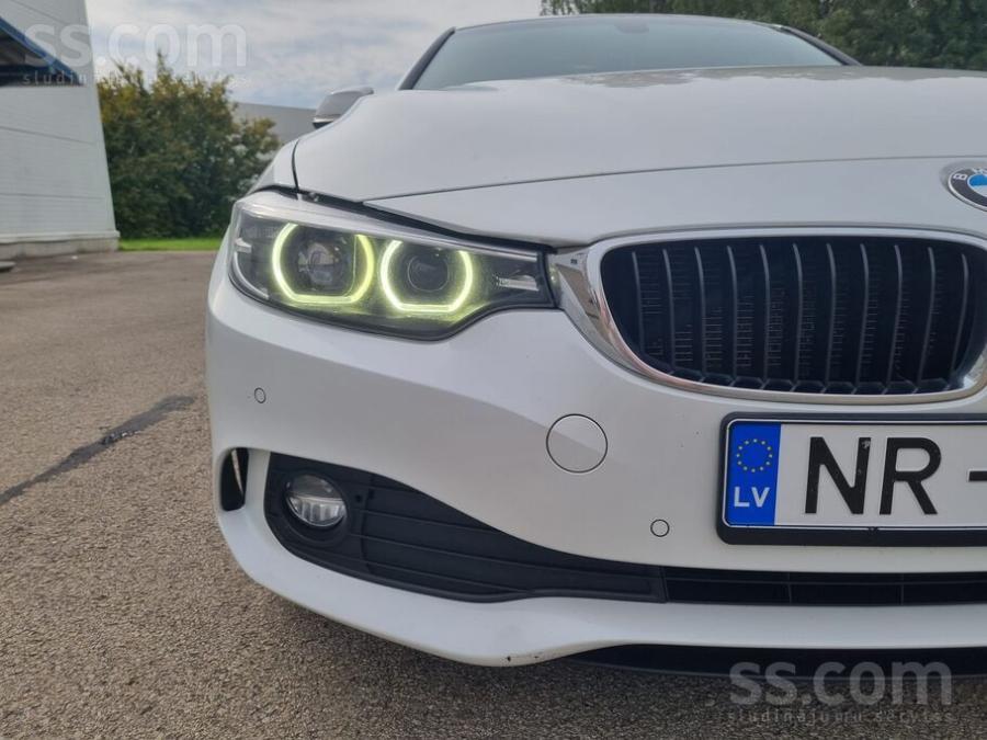 White BMW 418 2017 in Riga, with an engine capacity of 2.00 L and mileage of 250 thousand km for 13800 €, photo 13 on AUTOMOTO.COM.LV