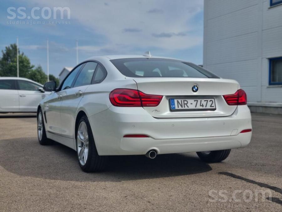 White BMW 418 2017 in Riga, with an engine capacity of 2.00 L and mileage of 250 thousand km for 13800 €, photo 14 on AUTOMOTO.COM.LV