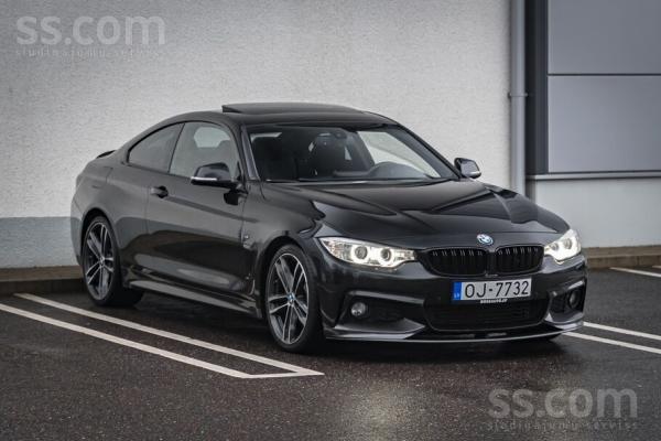 Black BMW 420 2013 in Riga, with an engine capacity of 2.00 L and mileage of 0 thousand km for 14750 €, photo 3 on AUTOMOTO.COM.LV