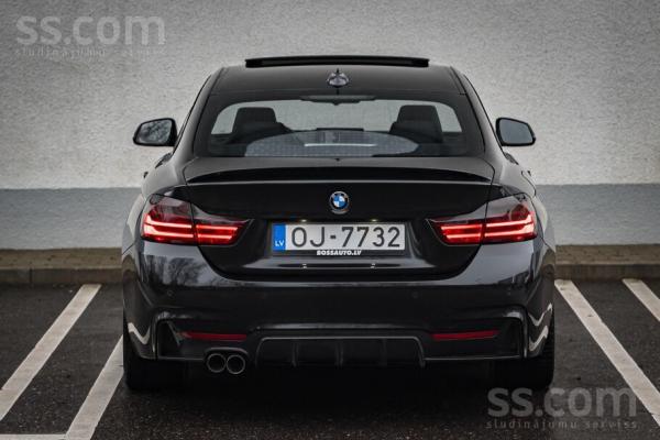 Black BMW 420 2013 in Riga, with an engine capacity of 2.00 L and mileage of 0 thousand km for 14750 €, photo 5 on AUTOMOTO.COM.LV