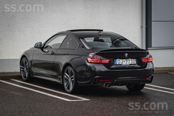Black BMW 420 2013 in Riga, with an engine capacity of 2.00 L and mileage of 0 thousand km for 14750 €, photo 6 on AUTOMOTO.COM.LV