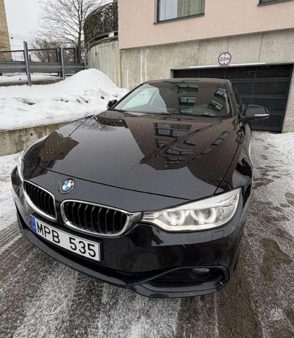 Black BMW 420 2014 in Kaunas, with an engine capacity of 2.00 L and mileage of 224 thousand km for 9900 €, photo 2 on AUTOMOTO.COM.LV