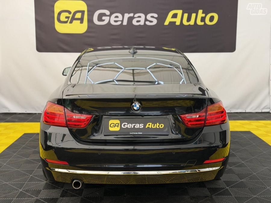 Black BMW 420 2014 in Avizieniai, with an engine capacity of 2.00 L and mileage of 248 thousand km for 11200 €, photo 7 on AUTOMOTO.COM.LV