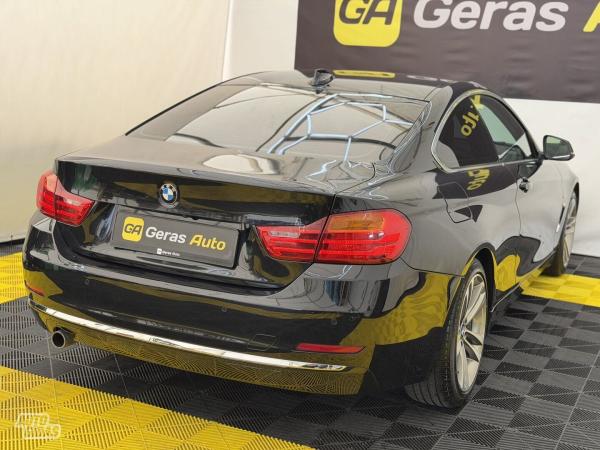 Black BMW 420 2014 in Avizieniai, with an engine capacity of 2.00 L and mileage of 248 thousand km for 11200 €, photo 7 on AUTOMOTO.COM.LV