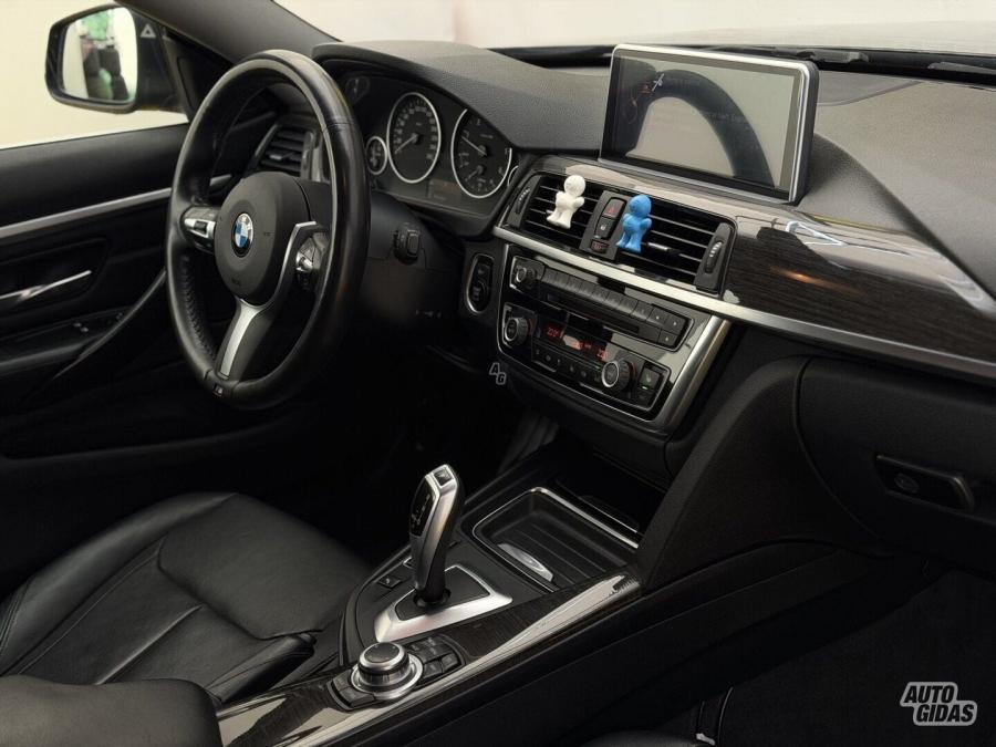 Black BMW 420 2014 in Avizieniai, with an engine capacity of 2.00 L and mileage of 248 thousand km for 11200 €, photo 12 on AUTOMOTO.COM.LV