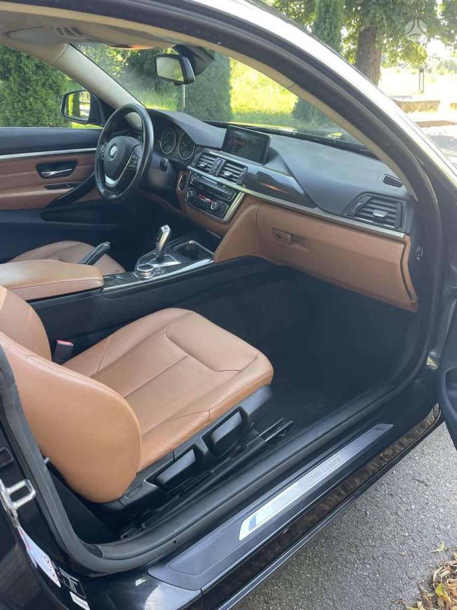Black BMW 420 2014 in Taurage, with an engine capacity of 2.00 L and mileage of 228 thousand km for 9800 €, photo 8 on AUTOMOTO.COM.LV