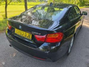Black BMW 420 2014 in Alytus, with an engine capacity of 2.00 L and mileage of 131 thousand km for 4200 €, photo  on AUTOMOTO.COM.LV