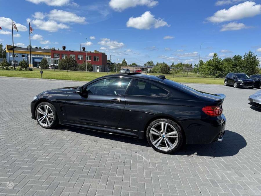 Black BMW 420 2014 in Telschi, with an engine capacity of 2.00 L and mileage of 256 thousand km for 12500 €, photo 4 on AUTOMOTO.COM.LV