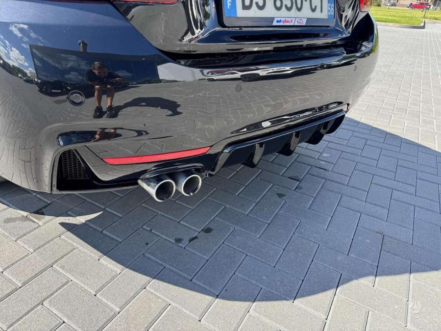 Black BMW 420 2014 in Telschi, with an engine capacity of 2.00 L and mileage of 256 thousand km for 12500 €, photo 21 on AUTOMOTO.COM.LV
