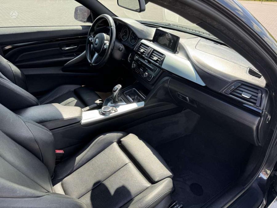 Black BMW 420 2014 in Telschi, with an engine capacity of 2.00 L and mileage of 256 thousand km for 12500 €, photo 24 on AUTOMOTO.COM.LV