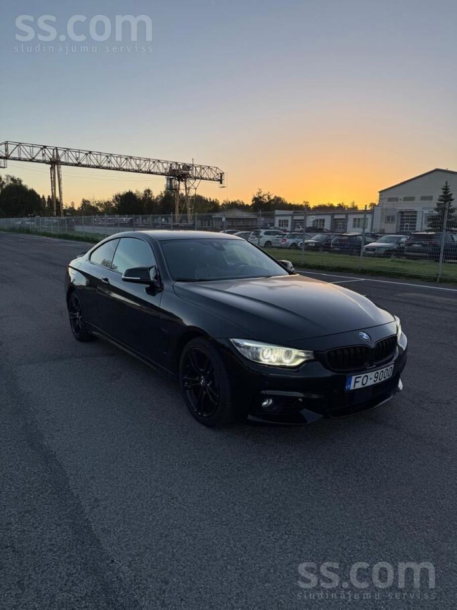 Black BMW 420 2014 in Riga, with an engine capacity of 2.00 L and mileage of 258 thousand km for 11999 €, photo 4 on AUTOMOTO.COM.LV