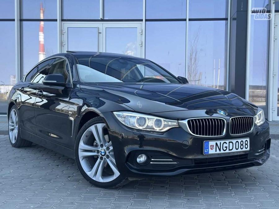 Black BMW 420 2015 in Vilnius, with an engine capacity of 2.00 L and mileage of 310 thousand km for 12000 €, photo 1 on AUTOMOTO.COM.LV