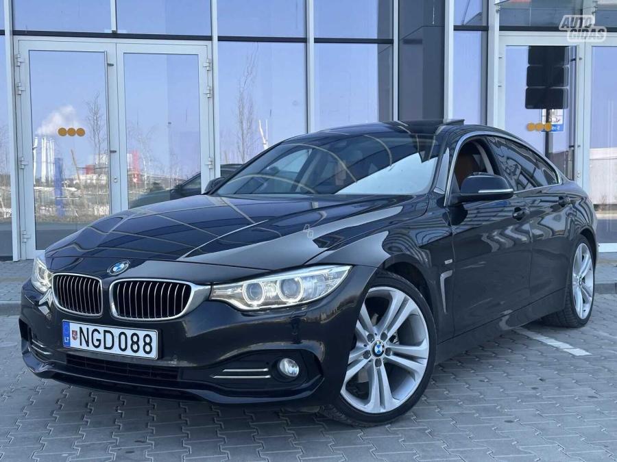 Black BMW 420 2015 in Vilnius, with an engine capacity of 2.00 L and mileage of 310 thousand km for 12000 €, photo 4 on AUTOMOTO.COM.LV