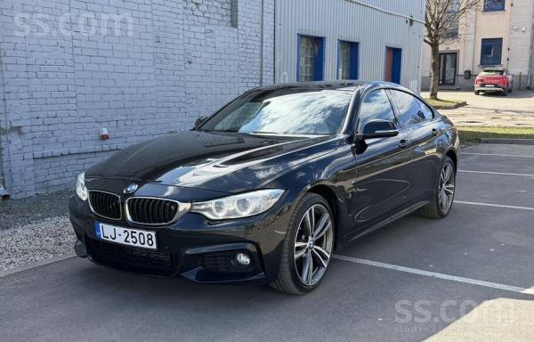 Black BMW 420 2015 in Riga, with an engine capacity of 2.00 L and mileage of 195 thousand km for 13800 €, photo 1 on AUTOMOTO.COM.LV