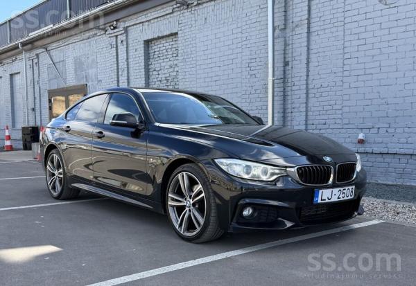 Black BMW 420 2015 in Riga, with an engine capacity of 2.00 L and mileage of 195 thousand km for 13800 €, photo 2 on AUTOMOTO.COM.LV
