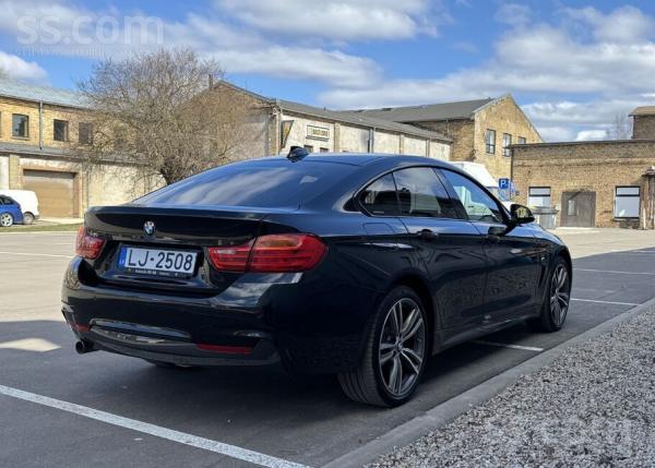Black BMW 420 2015 in Riga, with an engine capacity of 2.00 L and mileage of 195 thousand km for 13800 €, photo 5 on AUTOMOTO.COM.LV