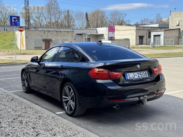 Black BMW 420 2015 in Riga, with an engine capacity of 2.00 L and mileage of 195 thousand km for 13800 €, photo 6 on AUTOMOTO.COM.LV