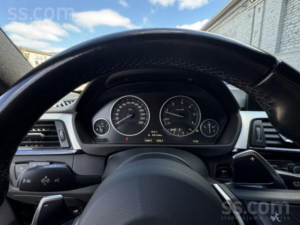 Black BMW 420 2015 in Riga, with an engine capacity of 2.00 L and mileage of 195 thousand km for 13800 €, photo 8 on AUTOMOTO.COM.LV