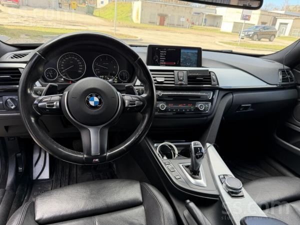 Black BMW 420 2015 in Riga, with an engine capacity of 2.00 L and mileage of 195 thousand km for 13800 €, photo 9 on AUTOMOTO.COM.LV