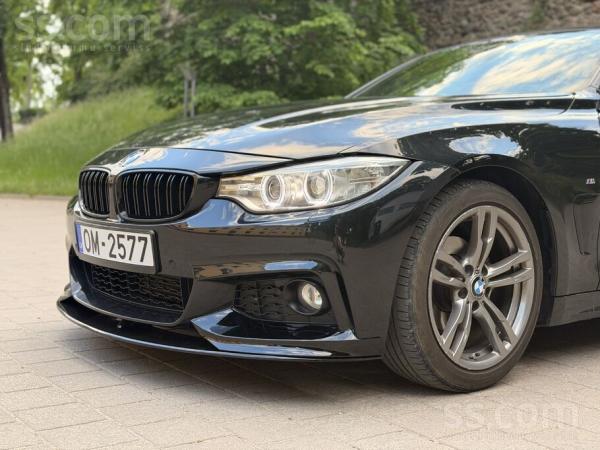 Black BMW 420 2015 in Valmiera, with an engine capacity of 2.00 L and mileage of 0 thousand km for 14890 €, photo 2 on AUTOMOTO.COM.LV