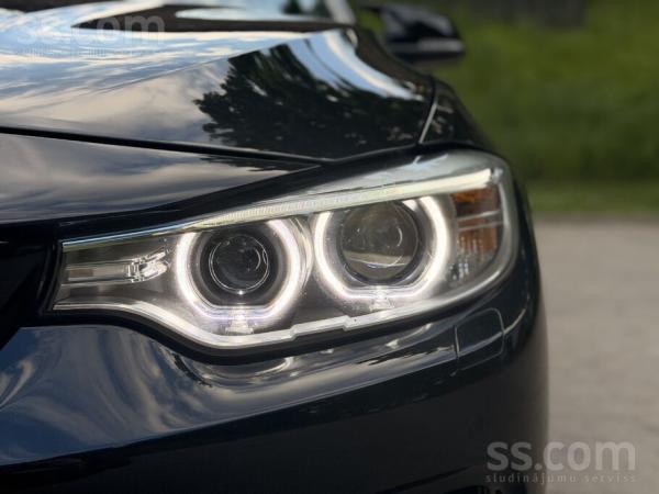 Black BMW 420 2015 in Valmiera, with an engine capacity of 2.00 L and mileage of 0 thousand km for 14890 €, photo 5 on AUTOMOTO.COM.LV