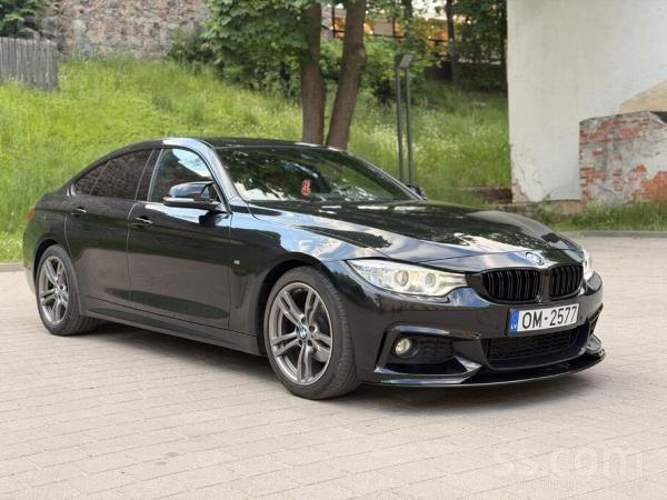 Black BMW 420 2015 in Valmiera, with an engine capacity of 2.00 L and mileage of 0 thousand km for 14890 €, photo 7 on AUTOMOTO.COM.LV
