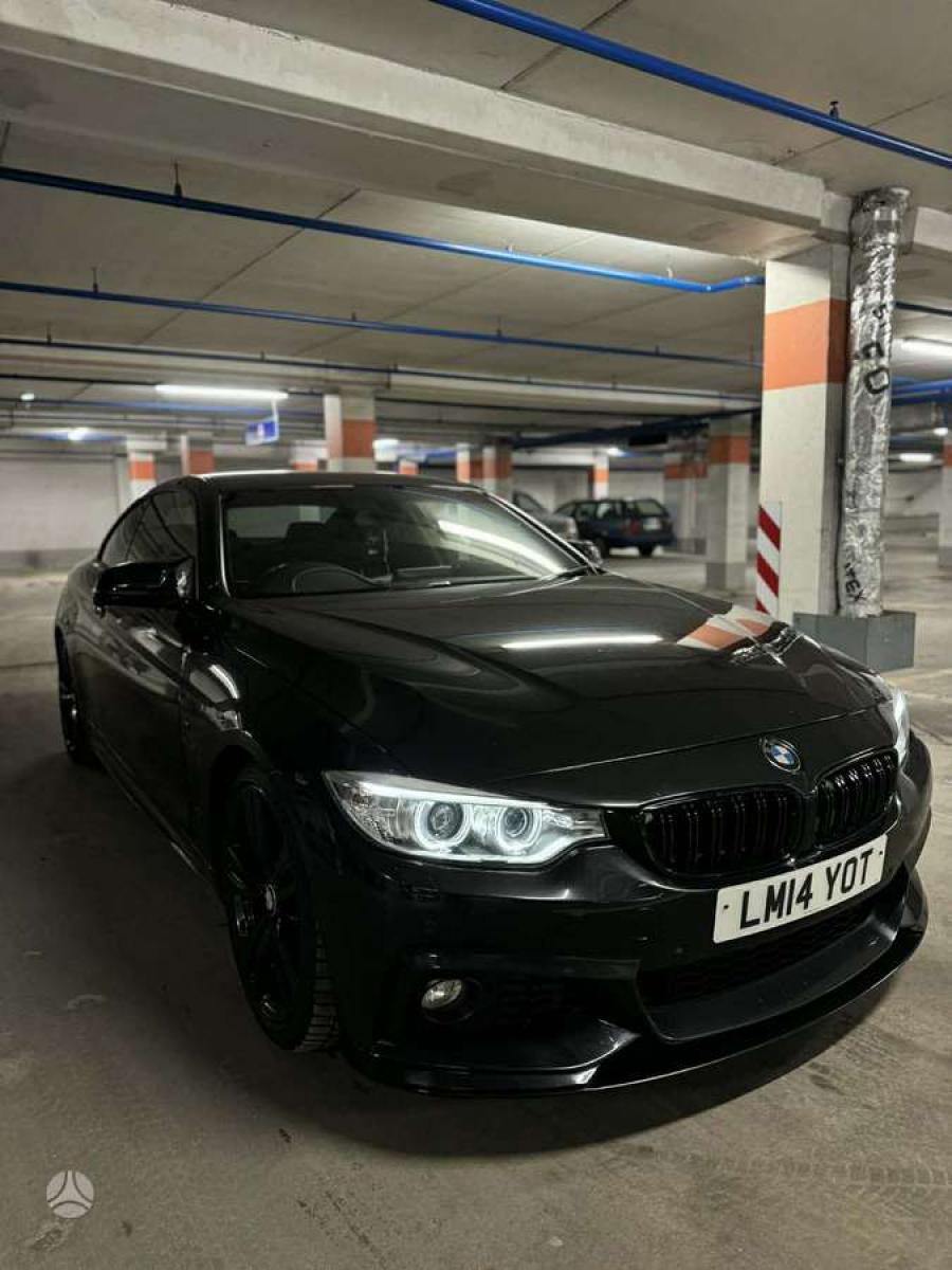 Black BMW 420 2015 in Ukmerge, with an engine capacity of 2.00 L and mileage of 240 thousand km for 5750 €, photo 1 on AUTOMOTO.COM.LV