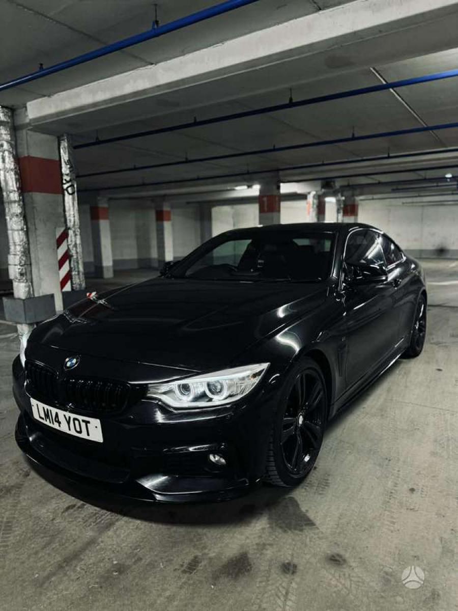 Black BMW 420 2015 in Ukmerge, with an engine capacity of 2.00 L and mileage of 240 thousand km for 5750 €, photo 4 on AUTOMOTO.COM.LV
