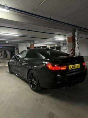 Black BMW 420 2015 in Ukmerge, with an engine capacity of 2.00 L and mileage of 240 thousand km for 5750 €, photo 6 on AUTOMOTO.COM.LV