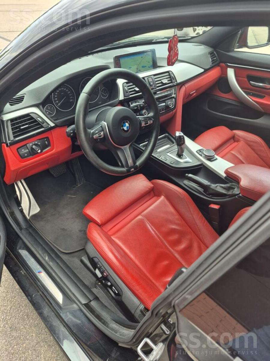 Black BMW 420 2015 in Talsi, with an engine capacity of 2.00 L and mileage of 307 thousand km for 15000 €, photo 6 on AUTOMOTO.COM.LV