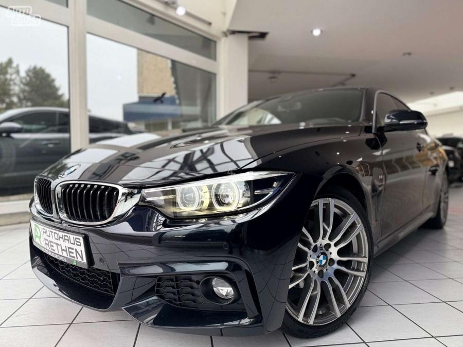 Melns BMW 420 2018 Kauņa, ar dzinēja tilpumu 2.00 L un nobraukumu 64 tūkst. km par 30115 €, foto 1 vietnē AUTOMOTO.COM.LV