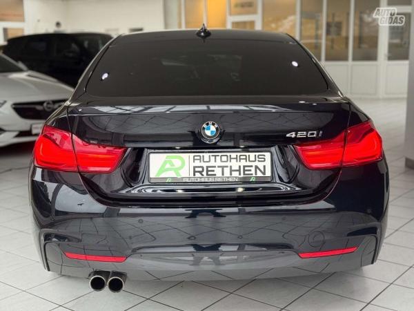 Black BMW 420 2018 in Kaunas, with an engine capacity of 2.00 L and mileage of 64 thousand km for 30115 €, photo 8 on AUTOMOTO.COM.LV