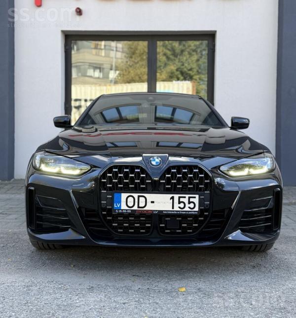 Black BMW 420 2022 in Riga, with an engine capacity of 2.00 L and mileage of 62 thousand km for 34900 €, photo 2 on AUTOMOTO.COM.LV