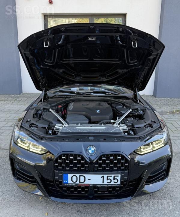 Black BMW 420 2022 in Riga, with an engine capacity of 2.00 L and mileage of 62 thousand km for 34900 €, photo 5 on AUTOMOTO.COM.LV