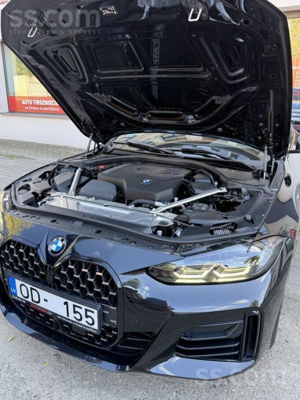 Black BMW 420 2022 in Riga, with an engine capacity of 2.00 L and mileage of 62 thousand km for 34900 €, photo 6 on AUTOMOTO.COM.LV