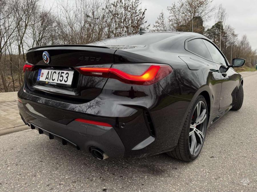 Black BMW 420 2022 in Vilnius, with an engine capacity of 2.00 L and mileage of 246 thousand km for 25500 €, photo 8 on AUTOMOTO.COM.LV
