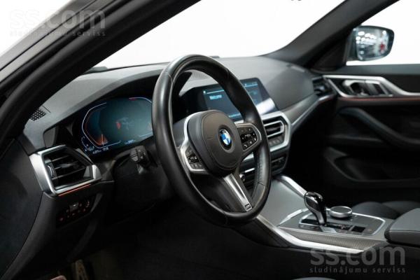 Black BMW 420 2022 in Riga, with an engine capacity of 2.00 L and mileage of 38 thousand km for 36900 €, photo 9 on AUTOMOTO.COM.LV