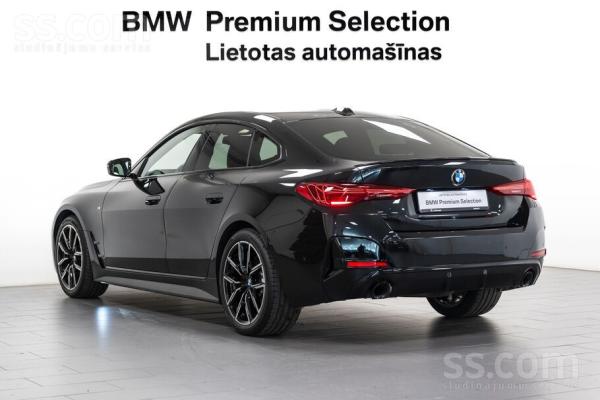 Black BMW 420 2024 in Riga, with an engine capacity of 2.00 L and mileage of 61 thousand km for 48500 €, photo 3 on AUTOMOTO.COM.LV