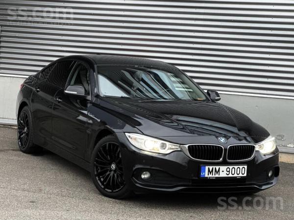 Black BMW 420 2015 in Riga, with an engine capacity of 2.00 L and mileage of 0 thousand km for 10600 €, photo 1 on AUTOMOTO.COM.LV
