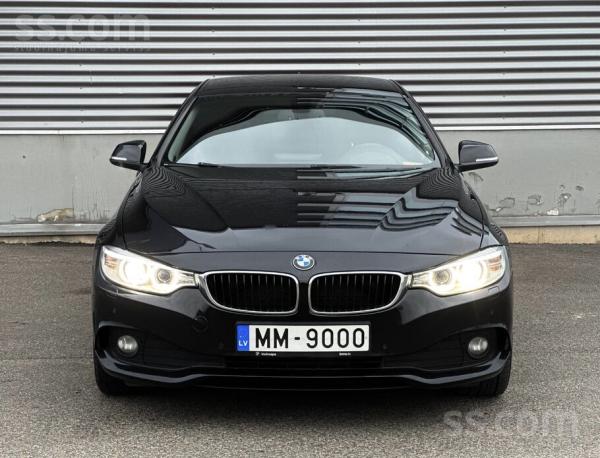 Black BMW 420 2015 in Riga, with an engine capacity of 2.00 L and mileage of 0 thousand km for 10600 €, photo 2 on AUTOMOTO.COM.LV