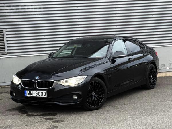 Black BMW 420 2015 in Riga, with an engine capacity of 2.00 L and mileage of 0 thousand km for 10600 €, photo 3 on AUTOMOTO.COM.LV